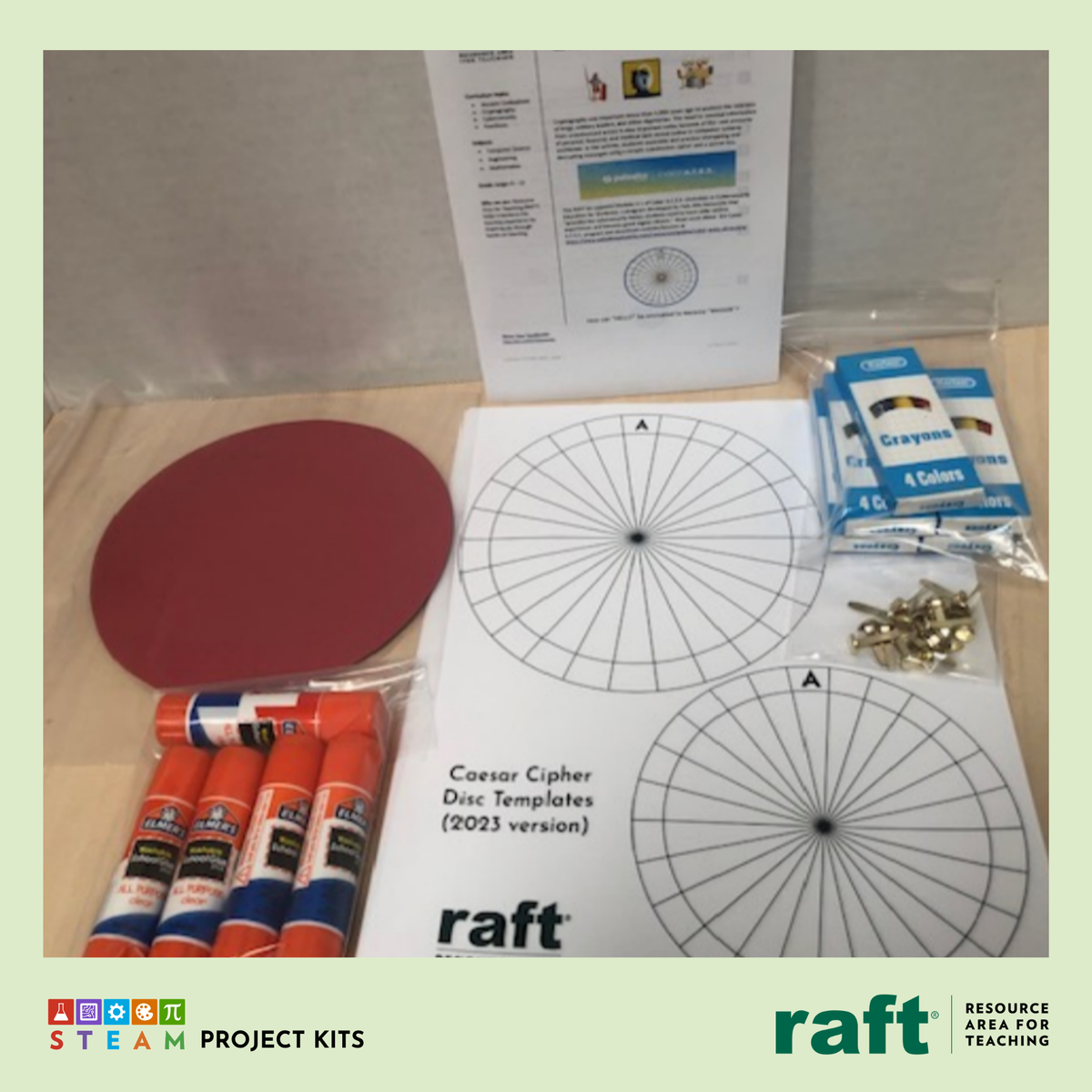 Caesar Cipher Disc - 10 Pack – Resource Area For Teaching