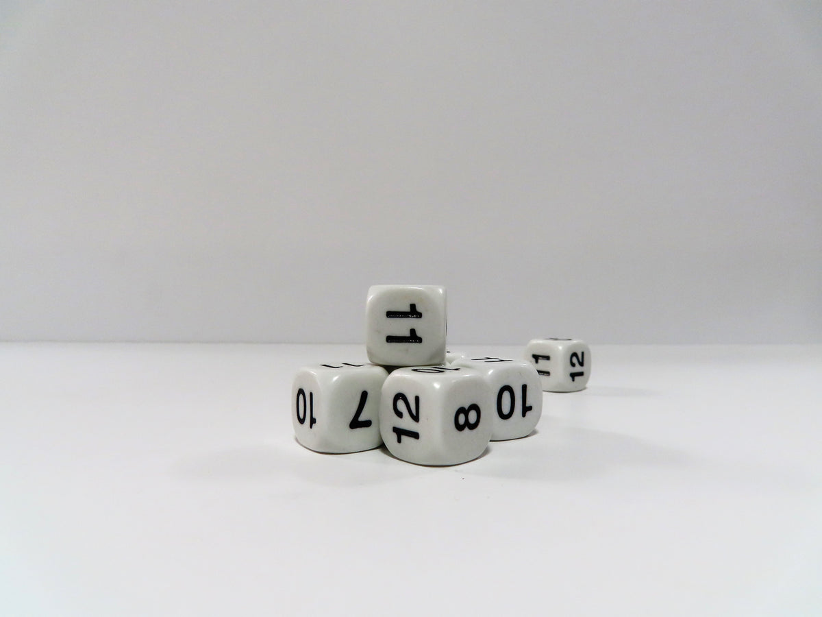 Dice Numbers 7-12 – Resource Area For Teaching